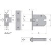 G4072 Heavy Duty Mortice Push / Pull Roller Bolt Latch - Imperial Locks